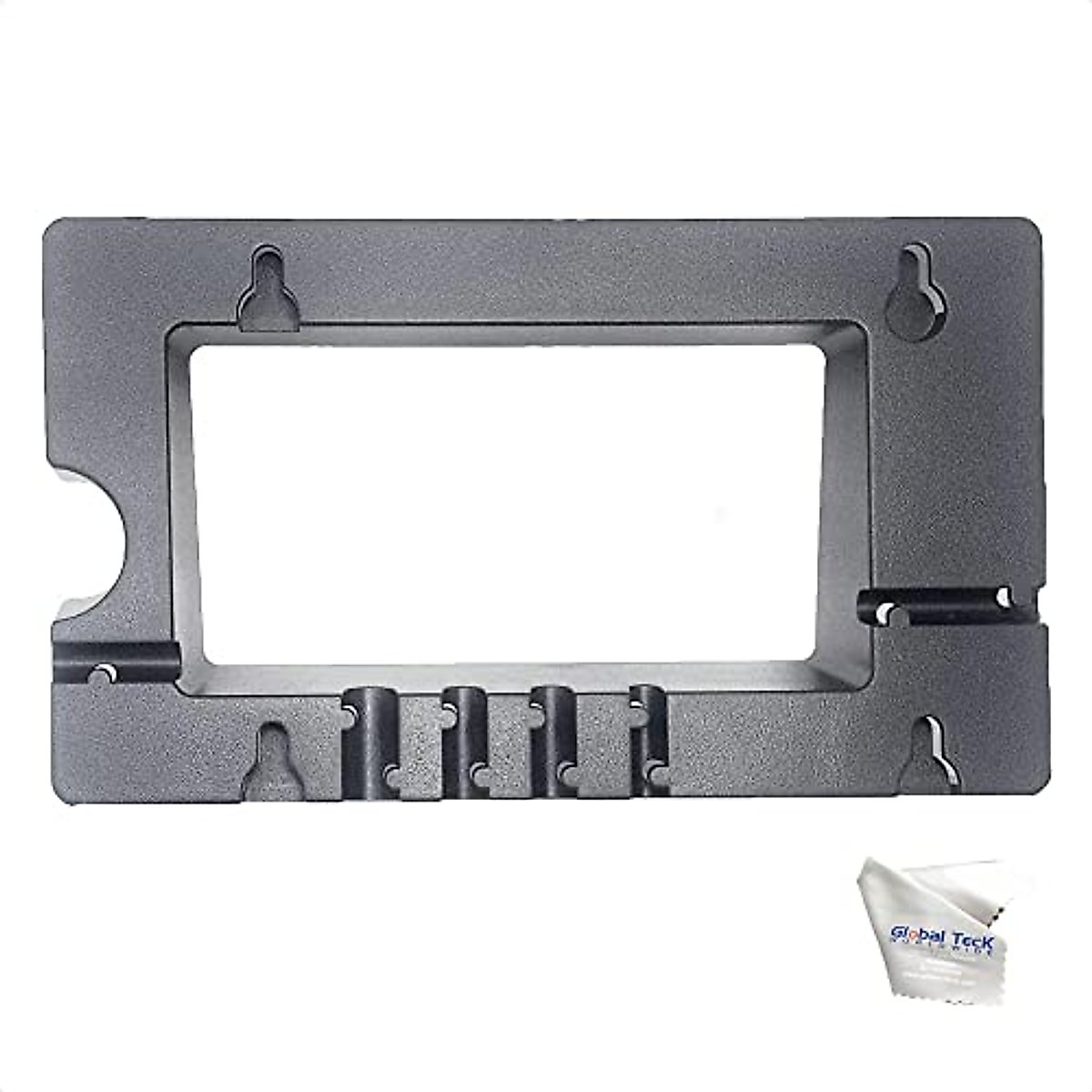 Yealink Wall Mount Bracket for Yealink T48 IP Phones Series, Global Teck Bundle with GTW Microfiber Cloth - Compatible with Yealink SIP-T48S, SIP-T48G, SIP-T48U IP Phone Models