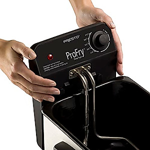 National Presto 05461 Stainless Steel Pro Fry Immersion Element Deep Fryer,Silver