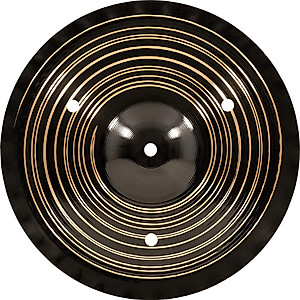 Meinl Cymbals Classics Custom Dark 12" Trash Stack Cymbal for Drum Set, Pair — Made in Germany — B12 Bronze, 2-Year Warranty (CC-12DASTK)