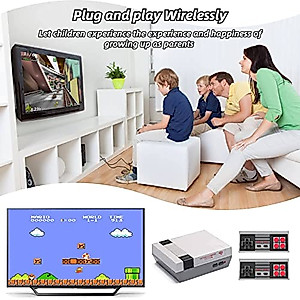 Retro Game Console,Arcade Games Machines for Home,Mini Console Built-in with 620 Classic Retro Games Dual Players Mode Console for Kids, Adult, Children Gift, Valentine/Birthday Gift