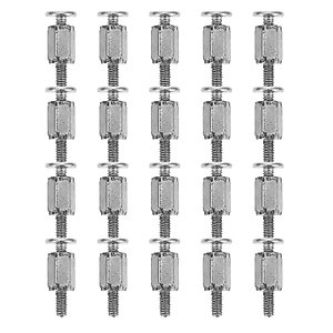 20 Pcs Msi Motherboard Screws Computer Accessory M.2 Screw M.2 Ssd Mounting Kit Screw for M.2 Ssd M.2 Ssd Mounting Screw Ssd Standoff Mounting Ssd Screw Computer Supply Hex Nut