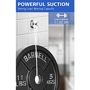 4 Pcs Suction Cup Hooks for Shower, No Drill Suction Cup Towel Hook Shower Hooks for Inside Shower, Stainless Steel Shower Hooks for Towel, Bathrobe and Loofah, 11.02 Lbs Towel Hooks