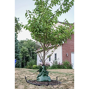 Tree Watering Bag 20 Gallon - Slow Release Drip Irrigation Bag + Staking Kit + Trunk Sleeve
