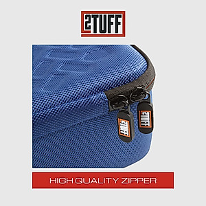 2TUFF Collectible Toy Car Storage Case and Toy Organizer Storage Case with 48 Compartments and 2 Removable Trays - Toy Display Case Compatible with Most Hot Wheels Cars and Matchbox Cars