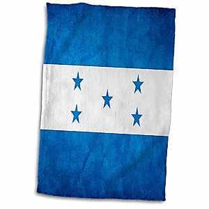 3D Rose Honduras Flag TWL_28250_1 Towel, 15" x 22"