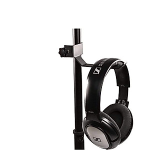 YTYKINOY Black Headphone Headset Tambourine Holder Hanger Clip Stand for Microphone/Musical Stand