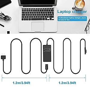 Surface Book 2 Charger,102W Power Supply for Microsoft Surface Book 2,Surface Laptop Surface Pro X Pro 7 Pro 6 Pro 5 Surface Pro 4 Surface Pro 3 1834 1835 1793 1813 1832 1798 Charger with Power Cord