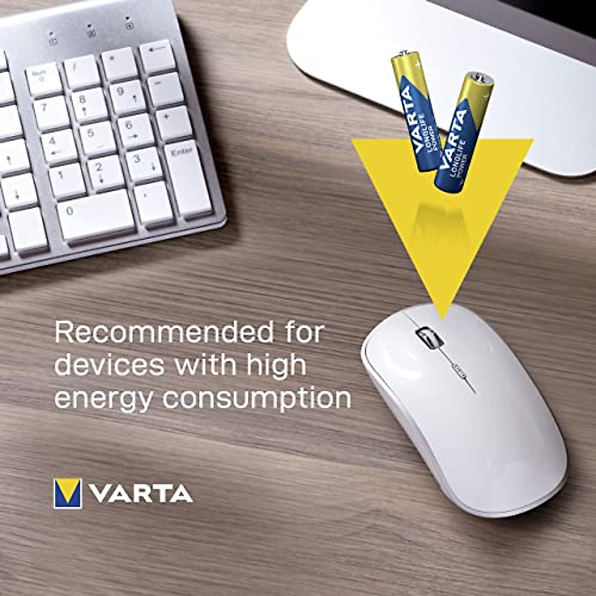 VARTA Longlife Power AAA Micro LR03 Alkaline Battery (10-Pack) - Made in Germany - Ideal for Toys, Torches, Controllers and Other Battery-Powered Devices