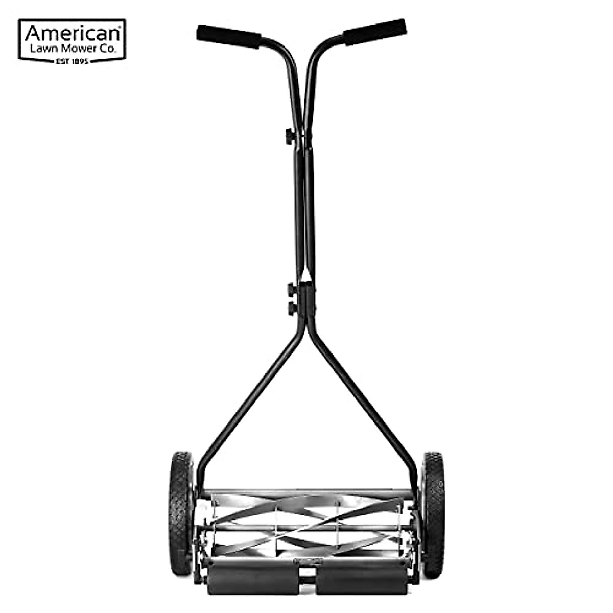 American Lawn Mower Company 1415-16 16-Inch 5-Blade Push Reel Lawn Mower, Gray