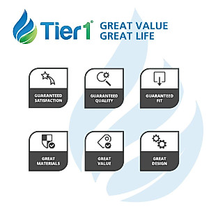 Tier1 16x20x4 Merv 8 Pleated Dust & Pollen AC Furnace Air Filter 6 Pack