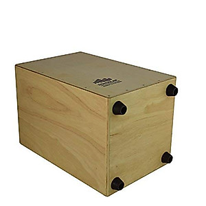 Echoslap Siam Oak Super Snare Cajon - Hand Tested, Siam Oak Body, Maple Frontplate Plus Free Gig Bag