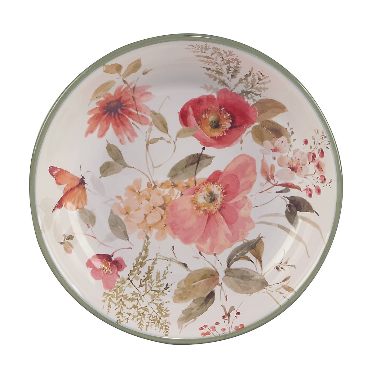 Certified International Nature's Song 38 oz. Soup/Pasta Bowls, Set of 4 Assorted Designs