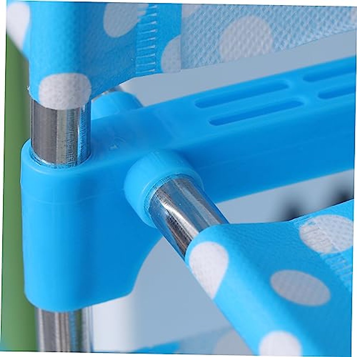 CAXUSD Floor to Ceiling Bookshelves Adjustable Bookshelf Adjustable Bookcase Shelf DIY Bookshelf DIY Bookcase Storage Rack Shoe Rack Combination Fall to The Ground Blue 8 Cube Bookcase
