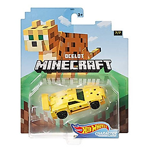 Hot Wheels 2020 Minecraft Gaming 1/64 Character Cars -Ocelot Vehicle (7/7)