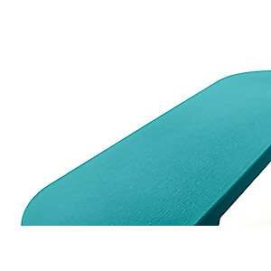 Keter Teton Adirondack Weather Resistant Furniture for Entertaining by The Pool, Patio and Fire Pit, Easy Assembly Outdoor Seating, Weatherwood