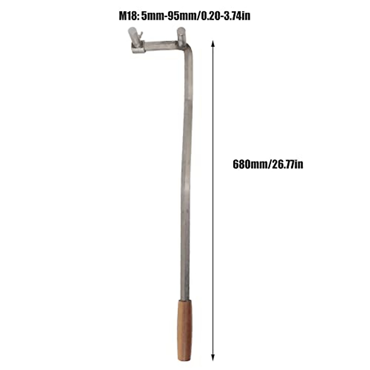 Bonsai Branch Bending Tool, Professional Stainless Steel Directional Adjustment Bonsai Bender Wear Resistance Rust Proof for Garden(M18)