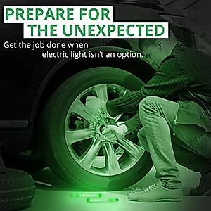 Cyalume Glow Sticks Military Grade Lightstick - Premium Green 6” SnapLight Emergency Chemical Light Stick with 12 Hour Duration (Bulk Pack of 30 Chem Lights)