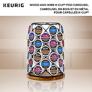 Keurig 5000351185 K-Cup Whirl Carousel Coffee Pod holder, 49, Black