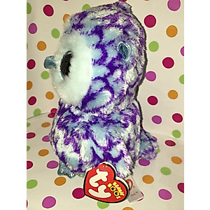 6`` Ty Beanie Boo Oscar the Owl ,#G14E6GE4R-GE 4-TEW6W297225