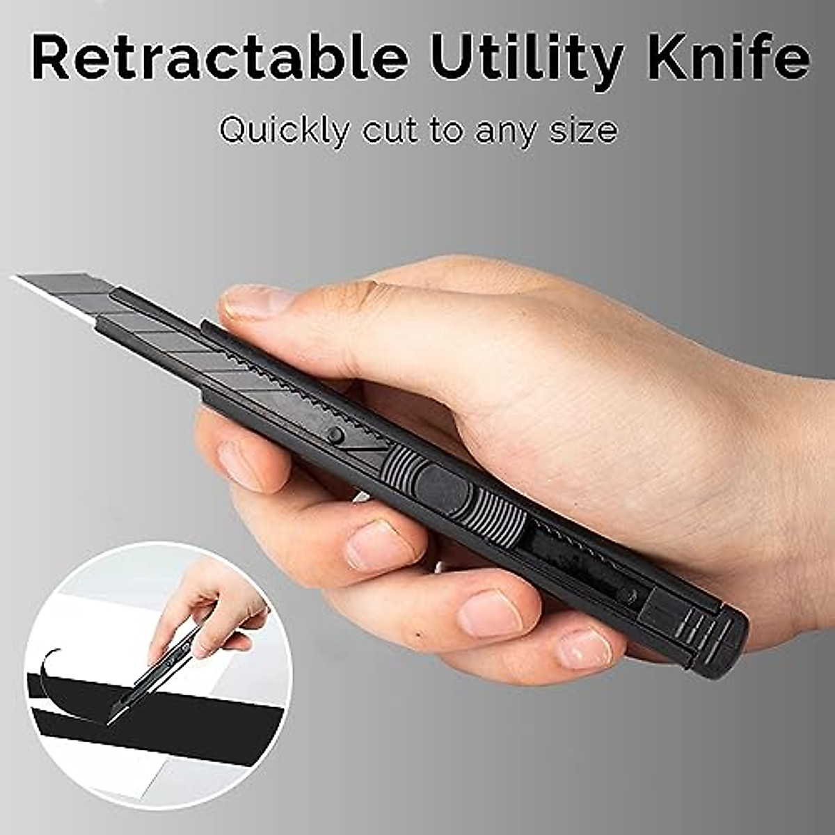 GRTHTATI 4" X 30FT Matte Black Vinyl Wrap for Chrome Delete Window Trim Car Door Sill Protector with Air Release Channel Including Vinyl Wrap Tool Kit