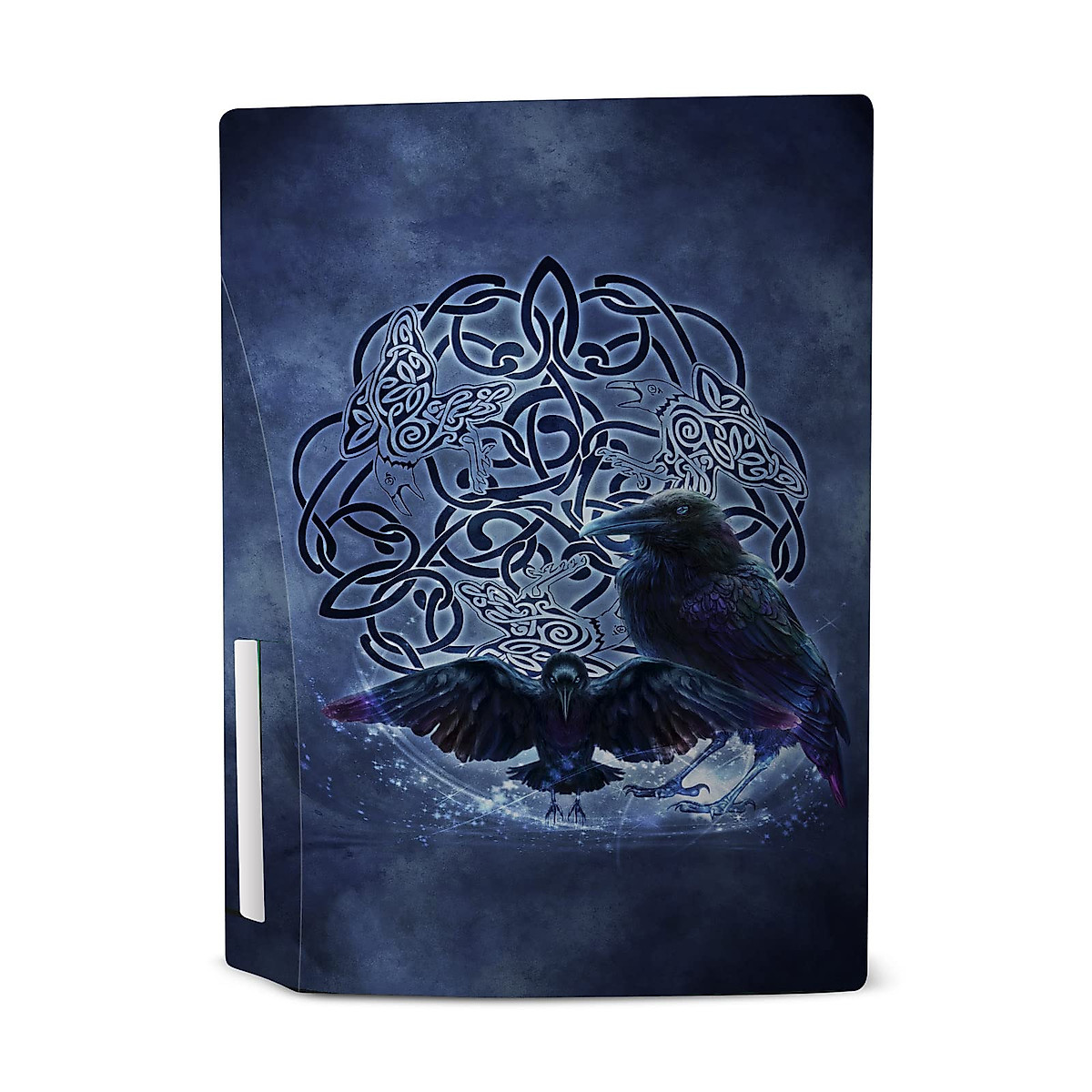 Head Case Designs Officially Licensed Brigid Ashwood Raven Art Mix Vinyl Faceplate Sticker Gaming Skin Decal Cover Compatible with Sony PlayStation 5 PS5 Disc Edition Console