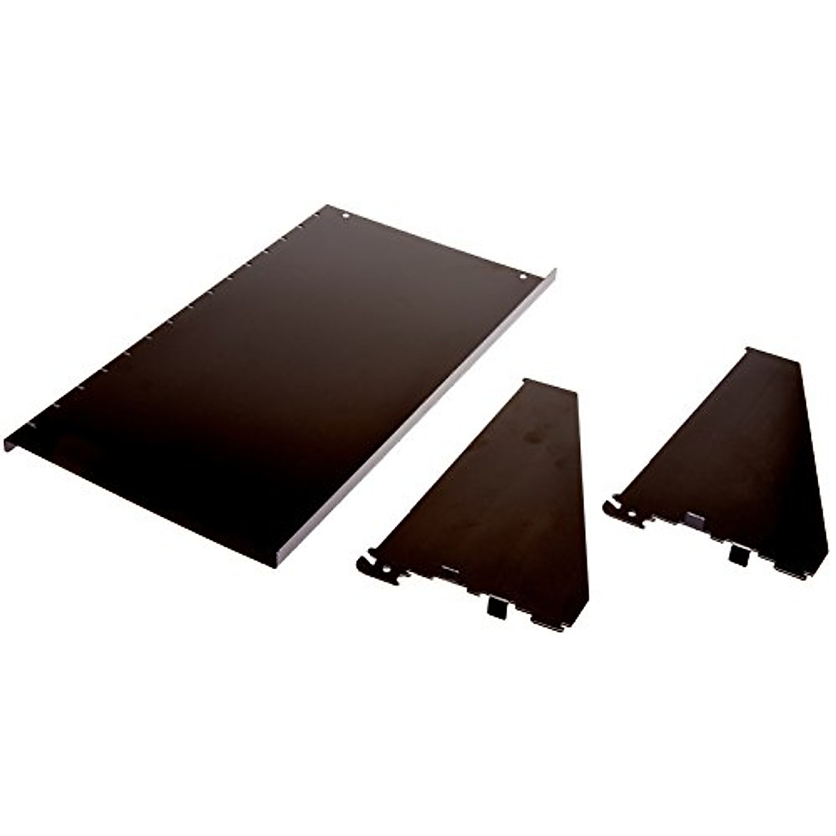 Wall Control Pegboard Shelf 9in Deep Pegboard Shelf Assembly for Wall Control Pegboard and Slotted Tool Board – Black