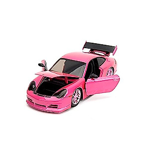 Pink Slips 1:24 Porsche 911 GT3RS Die-Cast Car, Toys for Kids and Adults(Pink)