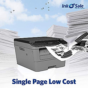 INK E-SALE Compatible Toner Cartridge Replacement for Brother TN660 TN630 use for MFC-L2700DW HL-L2340DW HL-L2300D HL-L2380DW DCP-L2540DW DCP-L2520DW MFC-L2740DW MFC-L2720DW (4 Pack Black, Design V3)