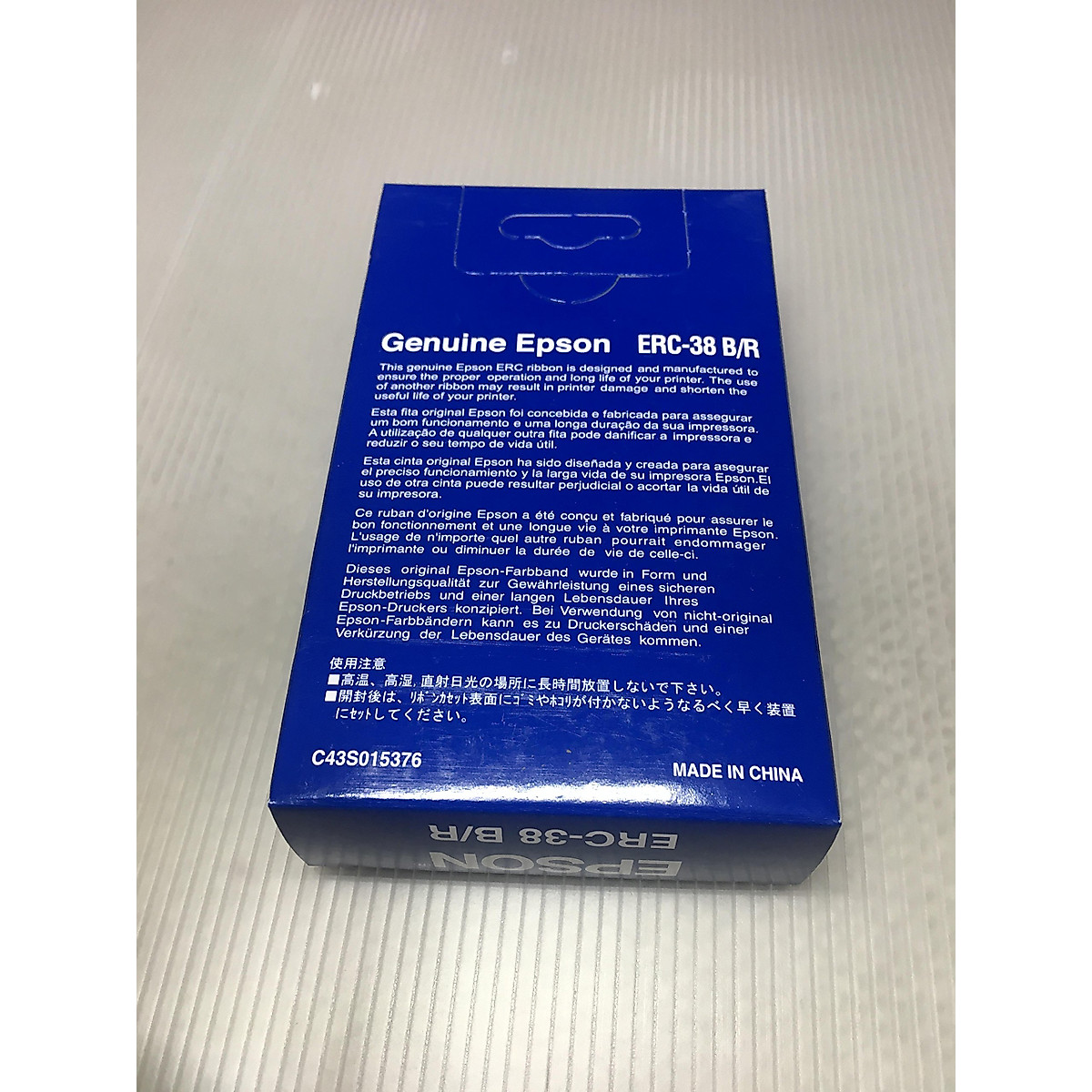 Epson EPSERC38BR Color -Cartridge, Black/Red