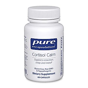 Pure Encapsulations Cortisol Calm | Supplement to Support Relaxation and Restful Sleep During Times of Occasional Stress* | 60 Capsules