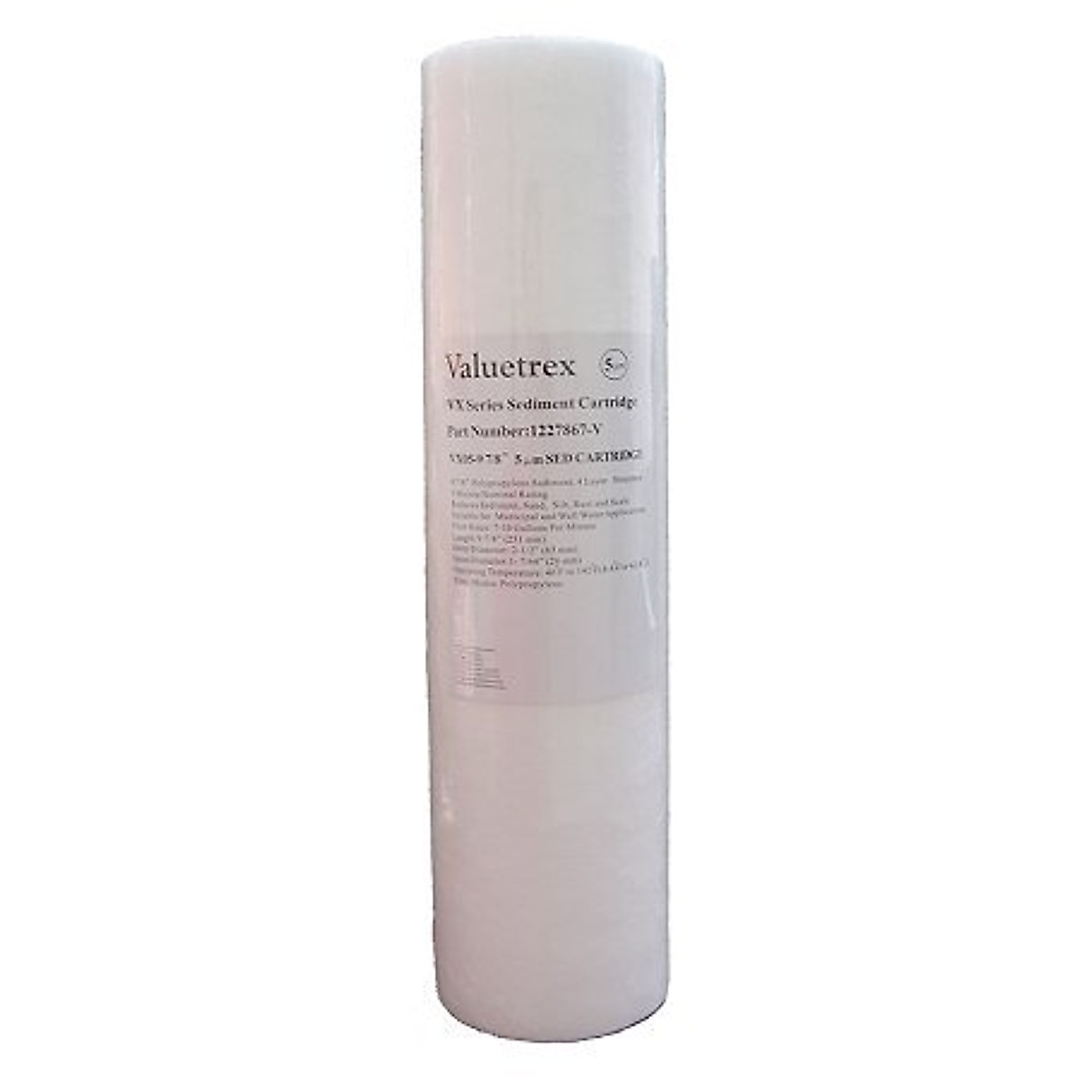 Valuetrex (1227865-V) 9-7/8"x2.5" VX01 1 Micron Sediment Filter