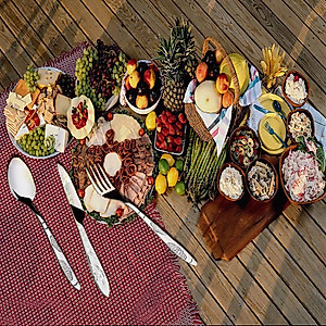 3 Pack Camping Silverware Set, CKANDAY 12 Pcs Knife Fork Spoon Chopsticks Stainless Steel with Carrying Case Rustproof Tableware Flatware for Traveling Picnic Working Hiking-Black/Blue/Light Blue