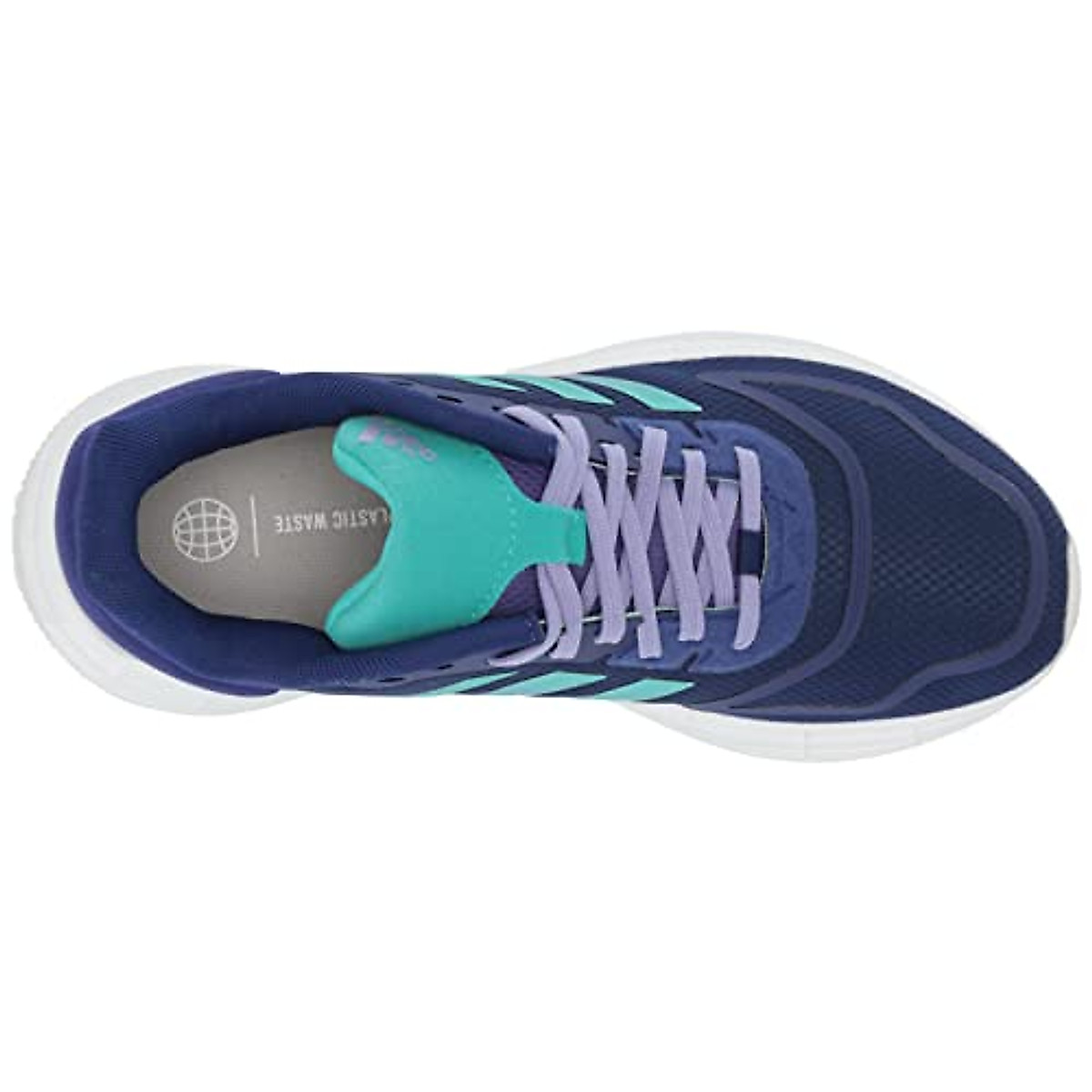 adidas Women's Duramo 10 Running Shoe, Legacy Indigo/Mint Rush/Light Purple, 7