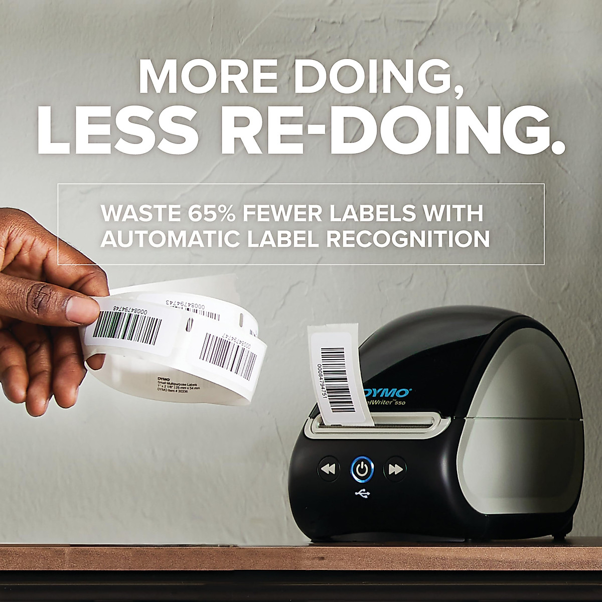 DYMO LabelWriter 550 Label Printer, Label Maker with Direct Thermal Printing, Automatic Label Recognition, Prints Address Labels, Shipping Labels, Mailing Labels, Barcode Labels, and More