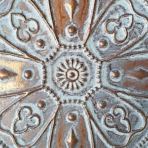PAINTSDECOR Ceiling tiles faux tin weathered copper restaurant decor wall panel PL71 10pcs/lot