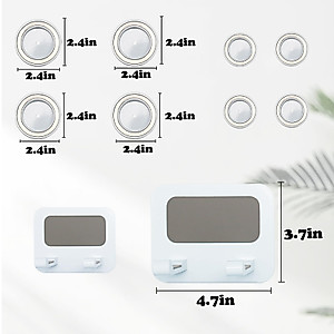 Fippkargo Hair Dryer Holder for Dyson Supersonic, Dyson Hair Dryer Stand with Non-Slip Pad, Metal Dyson Dryer Holder Wall Mounted Punch-Free, Dayson Hairdryer Accessory Organizer for Bedroom Bathroom