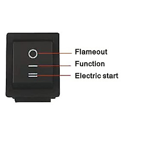 Start On Off Switch for Harbor Freight Predator 7000/8750 Watt 63086 63085 63087 3 Position 6 Pins
