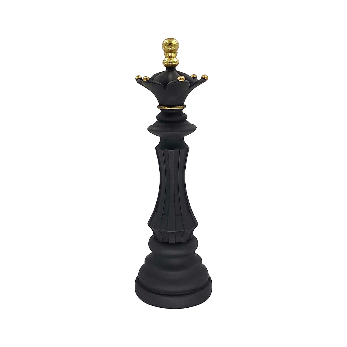 LOOYAR Three Pack Chess King Queen Knight Statue Sculpture Ornament Collectible Figurine Craft Furnishing for Home House Decoration Office Desk Table Wine Cabinet Arrangement Gift