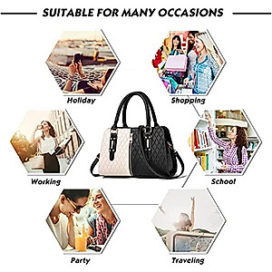 Purses and Handbags for Women Top Handle Satchel Shoulder Bags Messenger Tote Bag for Ladies (Yellow)