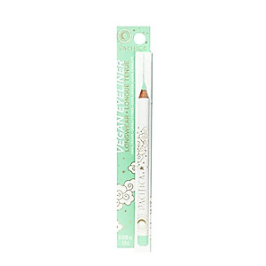 Pacifica Beauty, Longwear Pastel Green Eyeliner Pencil, Mint, Pigmented Vibrant Color, Vitamin E + Coconut Oil, No-Skip Formula, Graphic Liner, Vegan & Cruelty Free