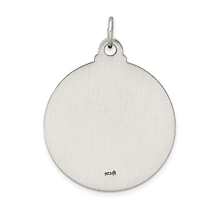 IceCarats 925 Sterling Silver Vintage Ecce Homo Jesus Christ Head Medal Necklace Religious Pendant Christian Faith Charm 38mm x 28mm Only