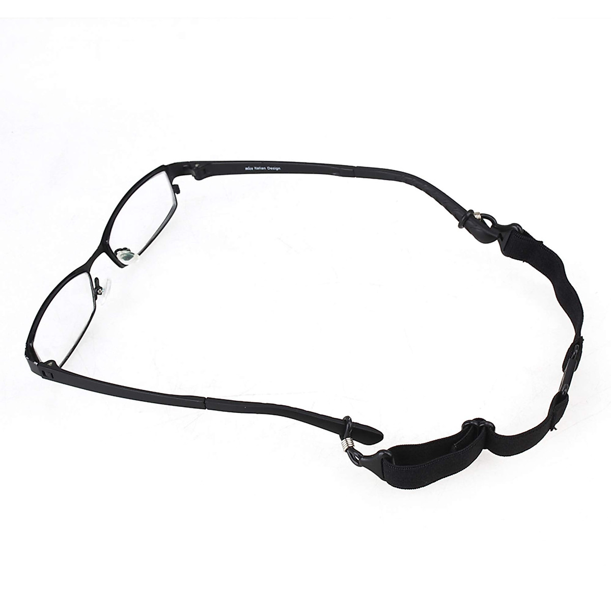 RDEXP Adjustable Elastic Sport Strap Eyeglasses Glasses Strap Holder with Push Button Buckle Pack of 5