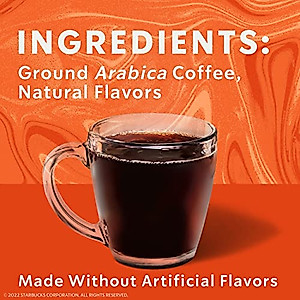 Starbucks K-Cup Coffee Pods—Pumpkin Spice Flavored Coffee—100% Arabica—Naturally Flavored—1 box (10 pods)