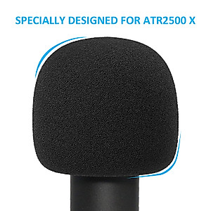 SM57 Pop Filter Foam Cover - Mic Windscreen Wind Cover Customized Compatible with Shure SM-57 Microphone to Blocks Out Plosives by YOUSHARES (2 PCS)