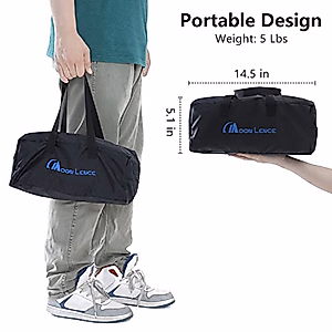 MOON LENCE Adjustable Camping Chair for Adults, Heavy Duty for Heavy People, Lightweight Compact Portable Folding Chair Lawn Chair Beach Chair