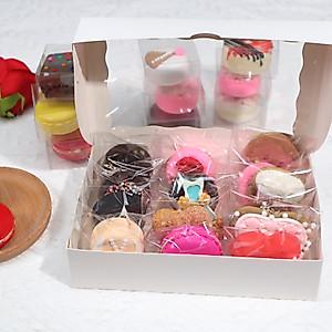 TEMLQPACK100Pcs 3 x3Inch Self Sealing Cellophane Bags Single Chocolate Covered Ore Bags Macaron Bags Brownie Bags Cookies Bags Treat Bags Candy Gift Bags for Wedding Shower Birthday Party Favors