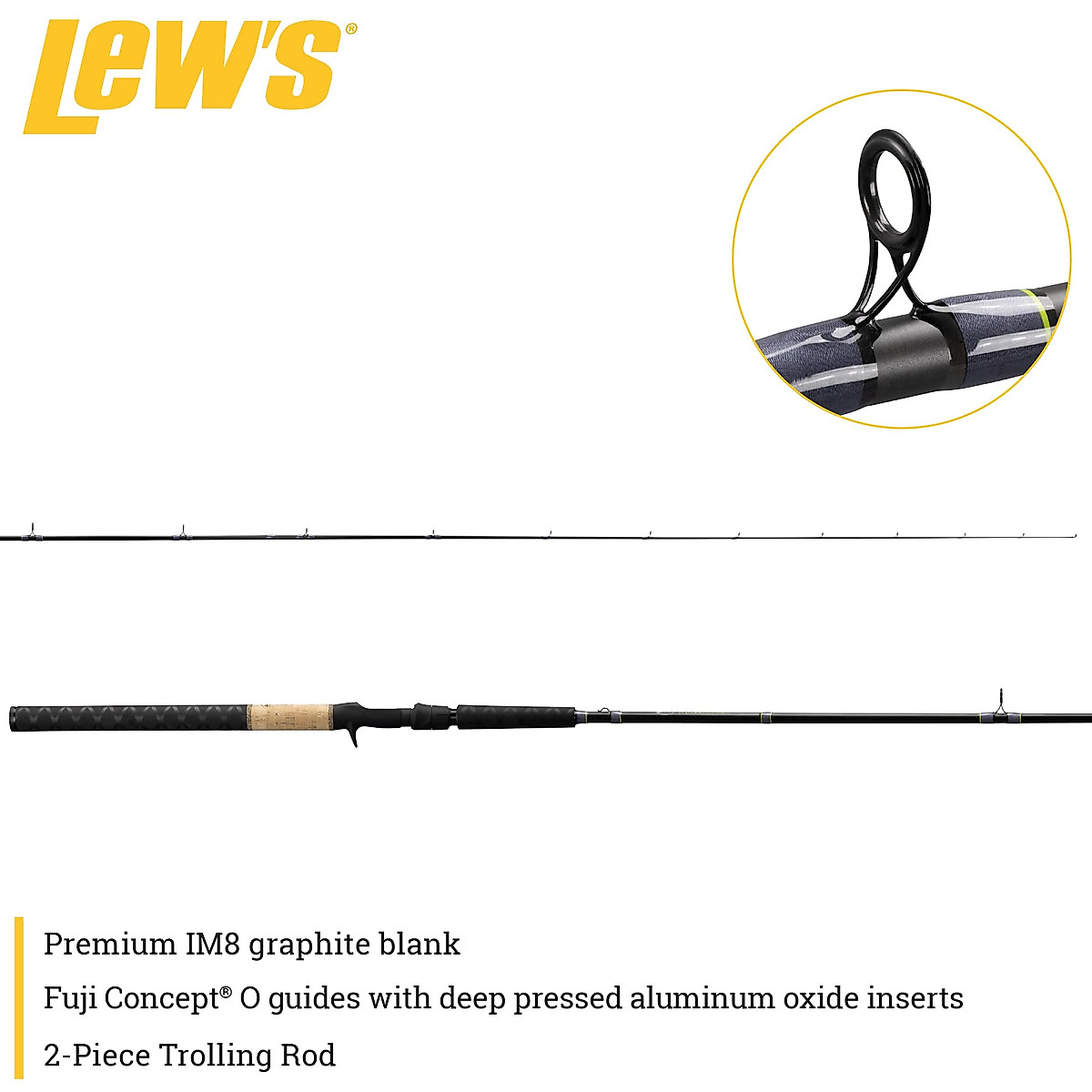 Lew's Speed Stick 10'6"-2 Medium Flat Line Trolling Walleye Rod