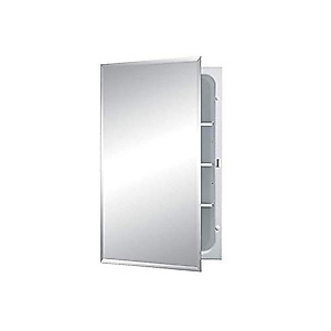Jensen 1459 Horizon Frameless Single-Door Recessed Medicine Cabinet