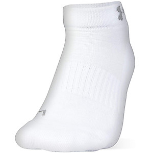 Under Armour Train Lo Cut Socks, 2-pair, White, Shoe Size: Mens 4-8, Womens 6-9