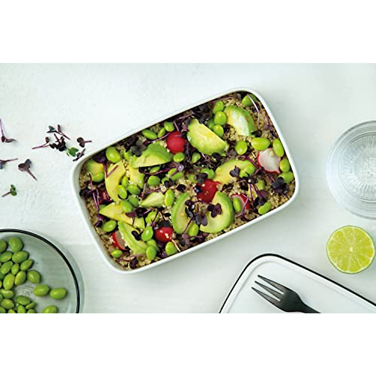 like by Villeroy & Boch group 10-4869-9414 Caja de comida, 640 milliliters, Porcelain,White,M